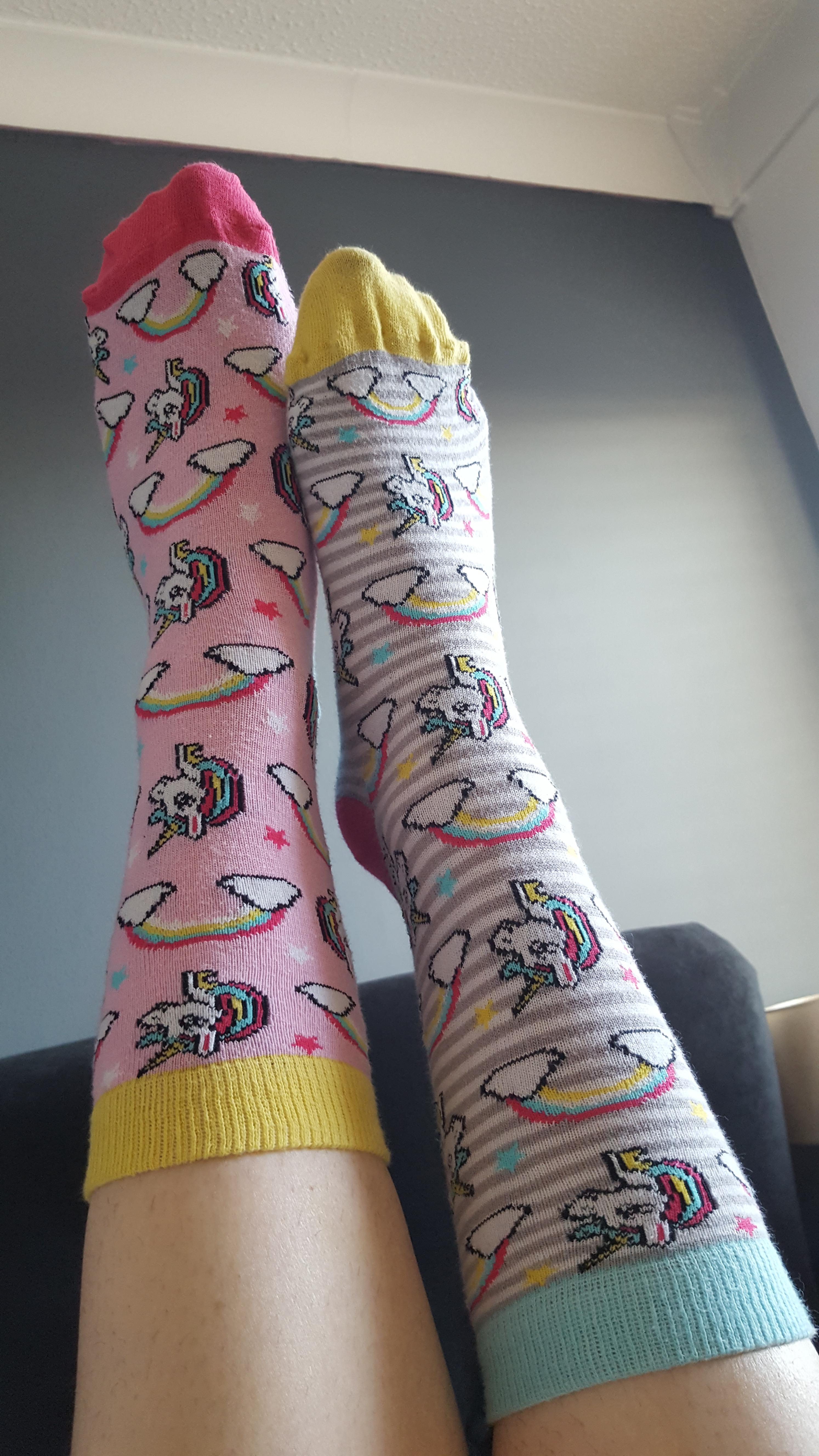 Unicorn socks | Scrolller
