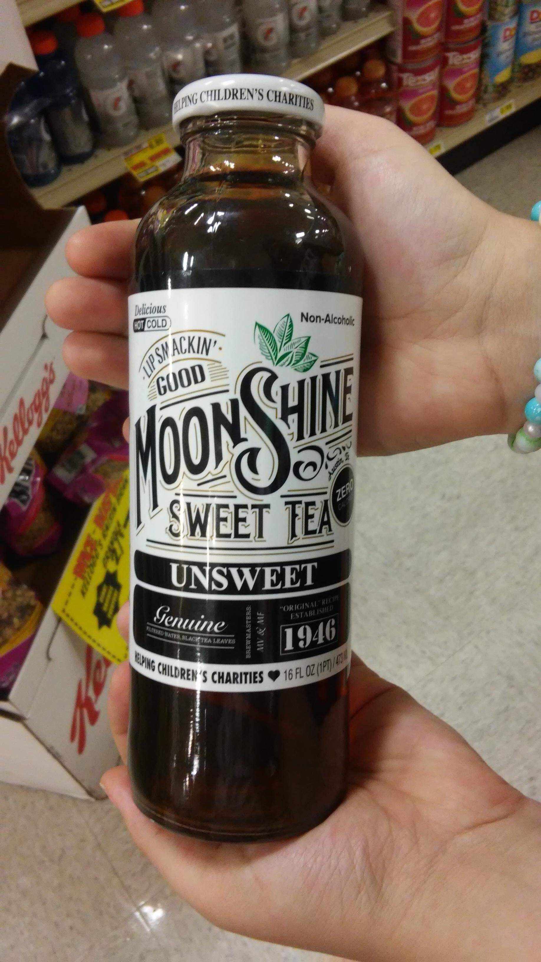 Unsweet sweet tea alcohol free moonshine..... | Scrolller