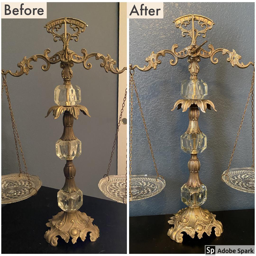 Update: Cleaned and restored to its original beauty. Thank you to everyone who commented ...