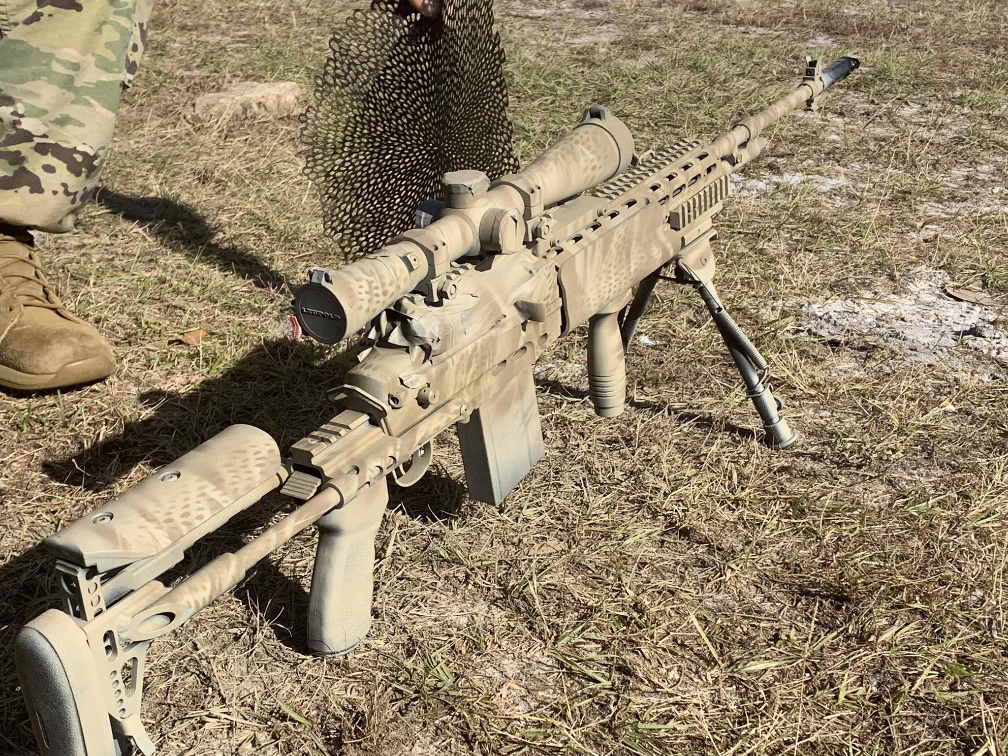 US Army M14 in EBR chassis. 7.62x51mm | Scrolller