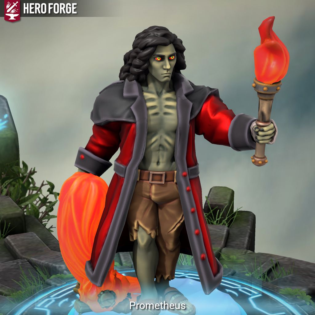 Using Heroforge, I made Red's Depiction Of The Modern Prometheus. Check It Out! | Scrolller
