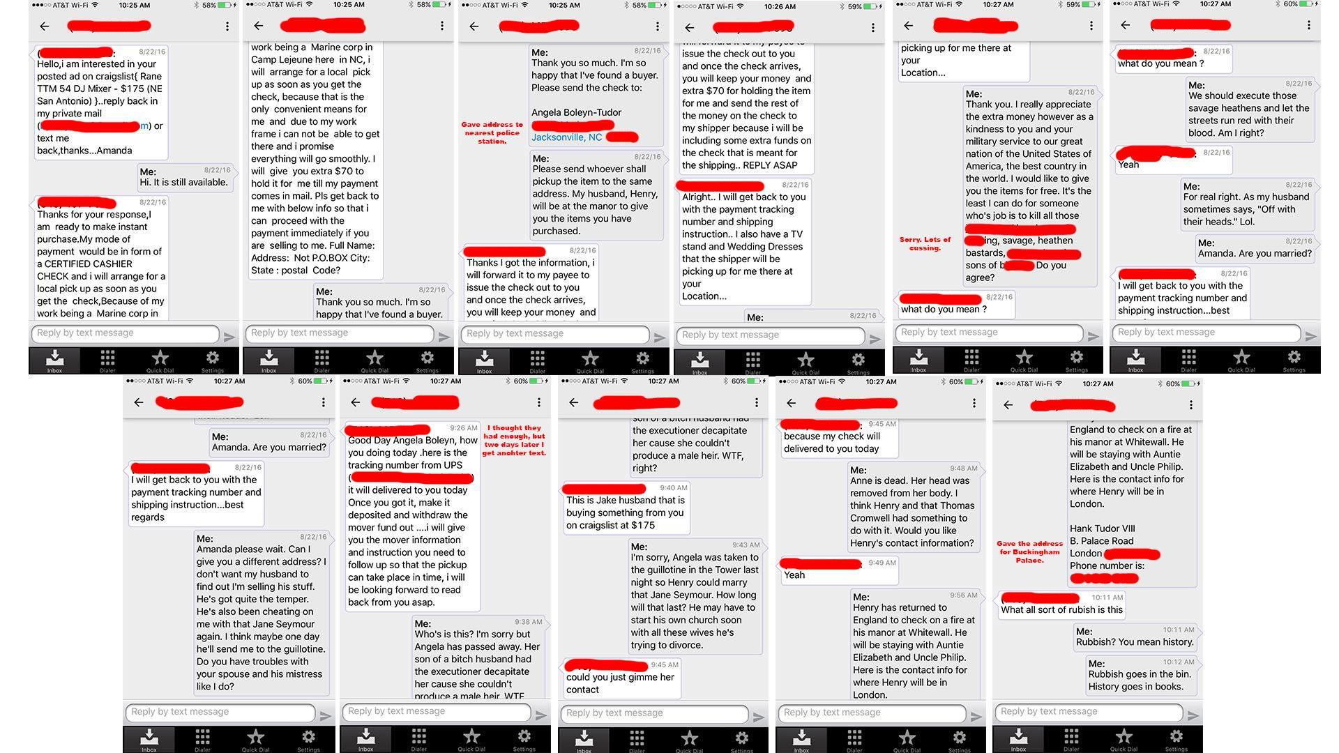 Using History to Troll a CL Scammer | Scrolller