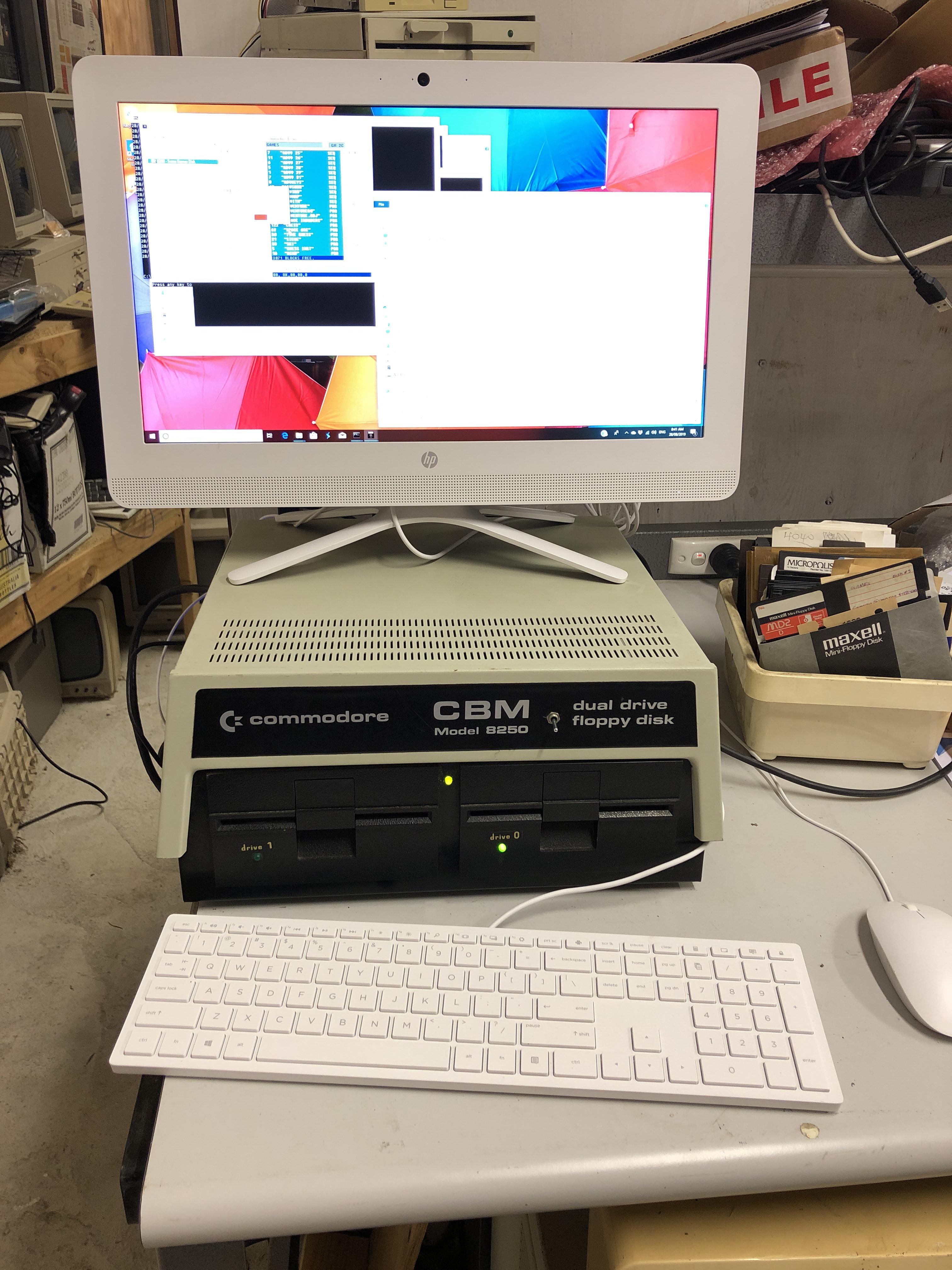 Using ZoomFloppy to backup my Commodore PET software! Going to take a while! | Scrolller