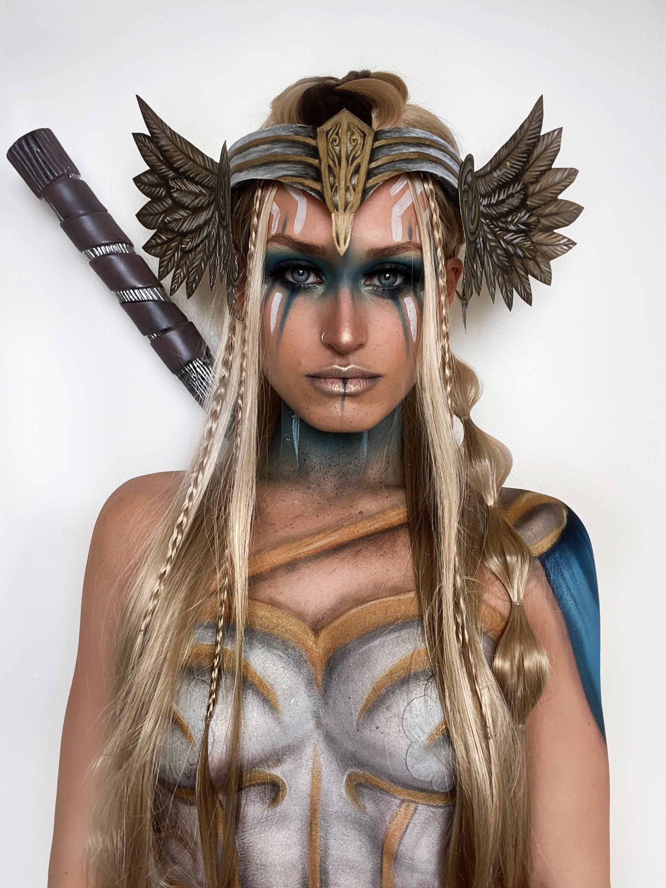 Valkyrie Warrior inspired makeup | Scrolller