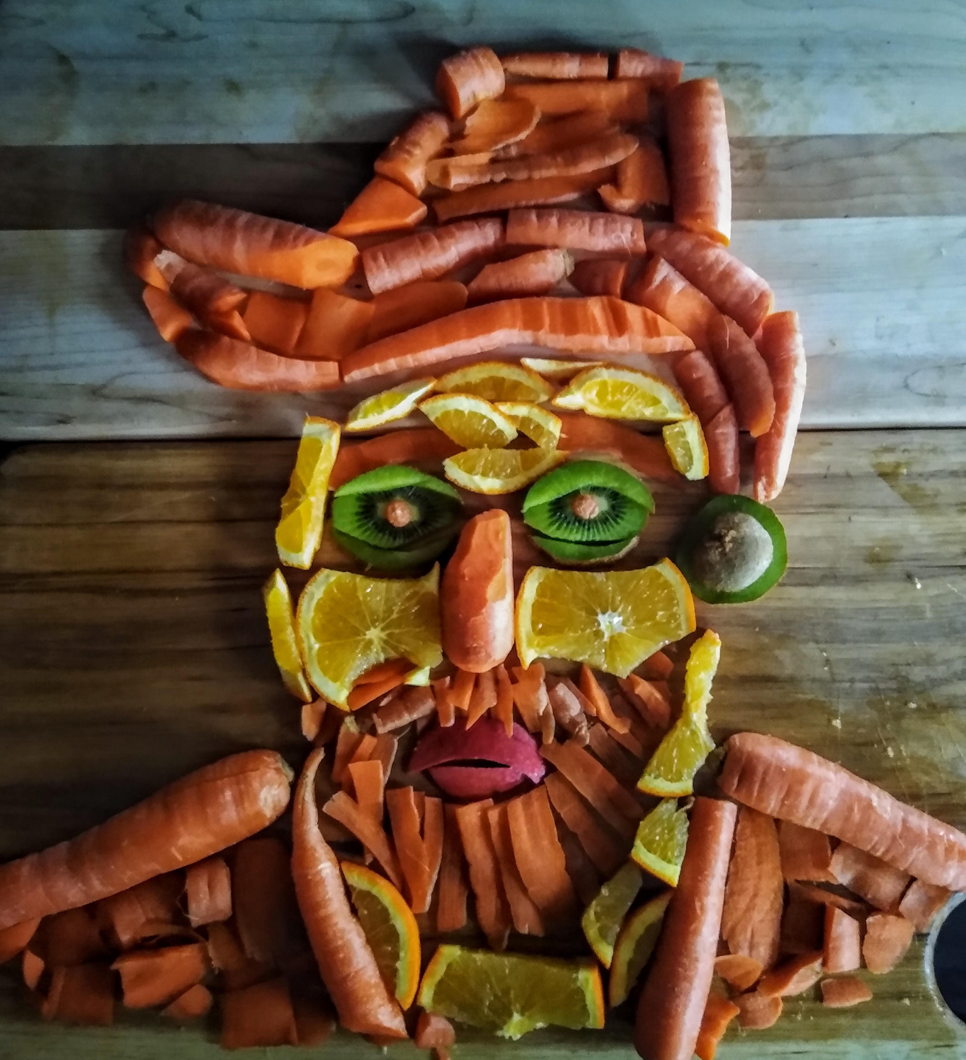 Van gogh, me, fruits and veggies, 2020. | Scrolller