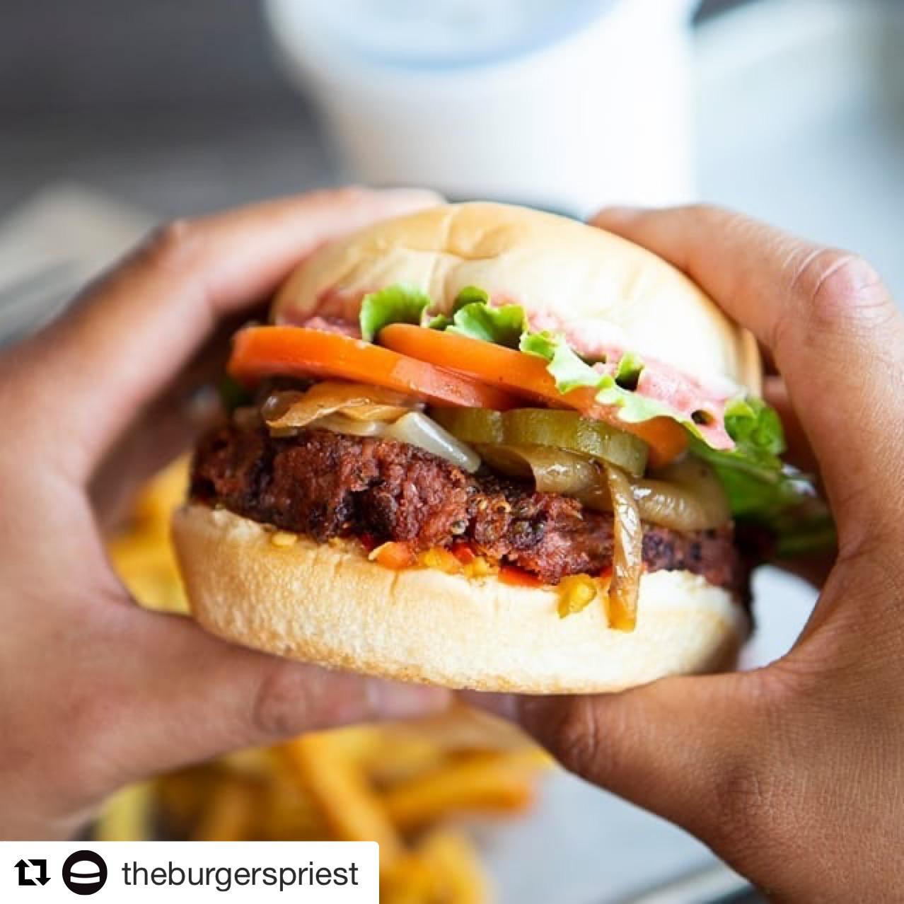 Vegan burger from Burgers Priest | Scrolller