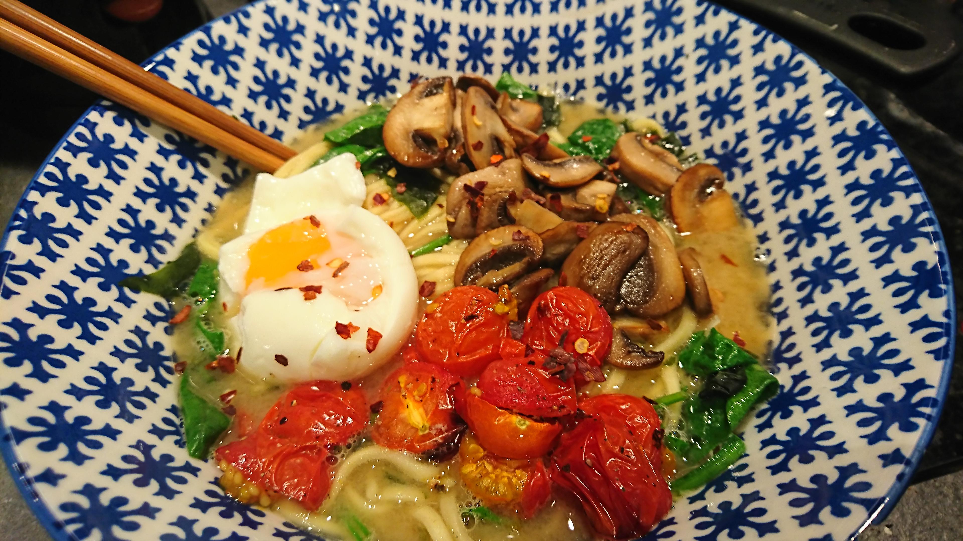 Veggie miso ramen | Scrolller