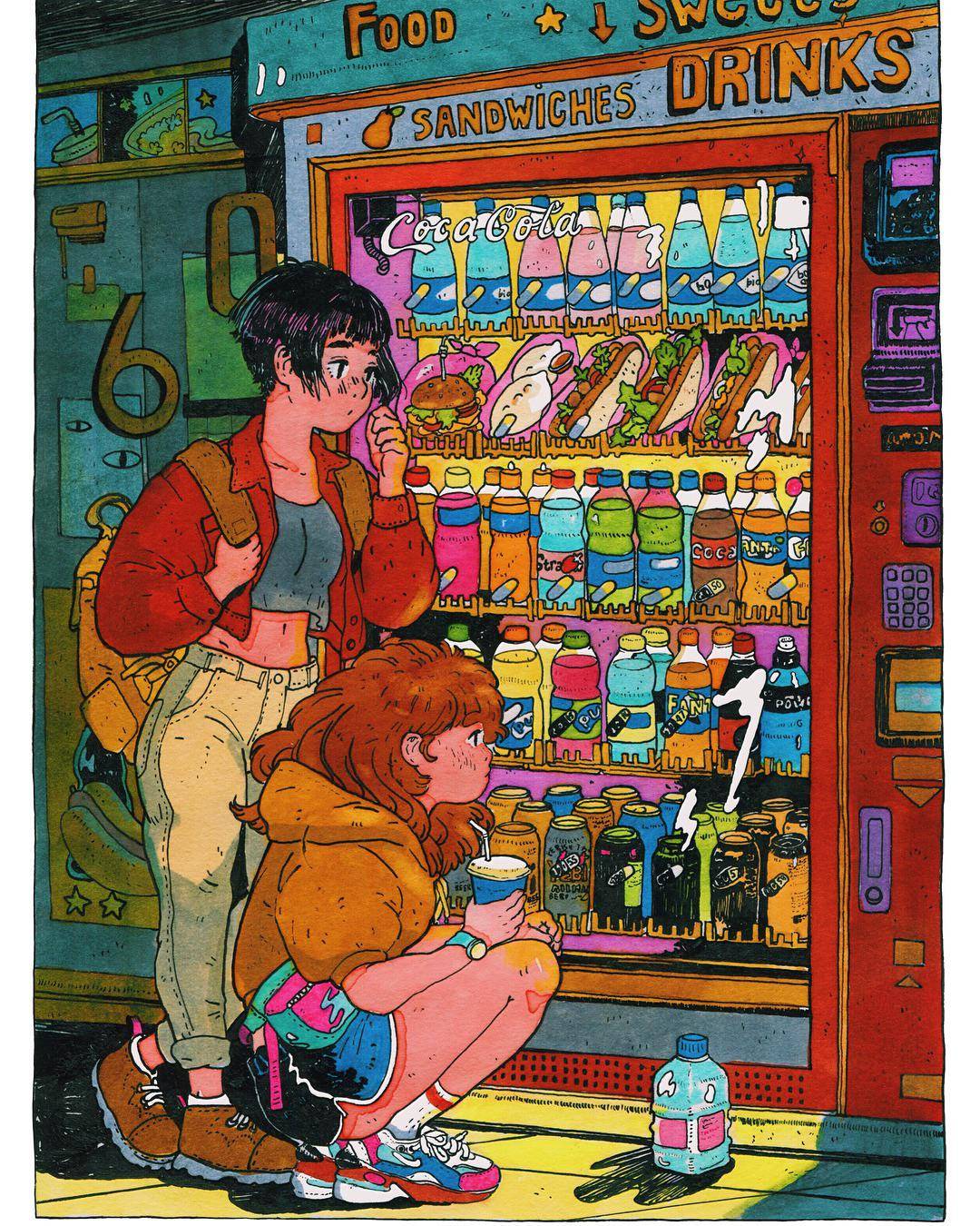 Vending Machine by Azhimova_anastasia | Scrolller