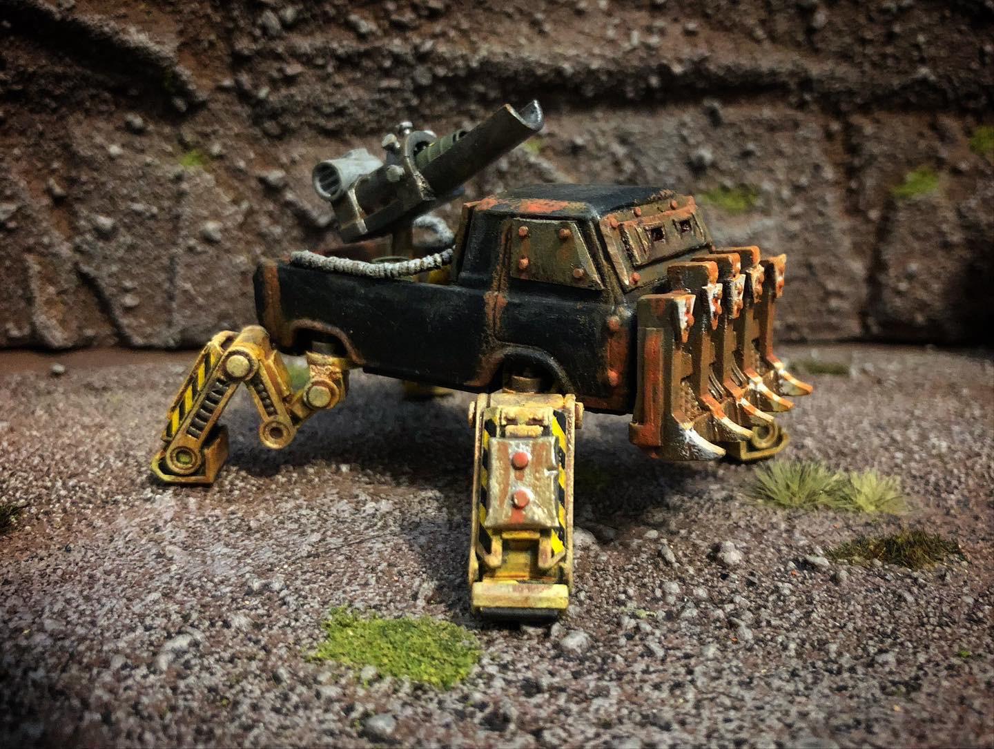 Verney truck with improvised sludge thrower. | Scrolller