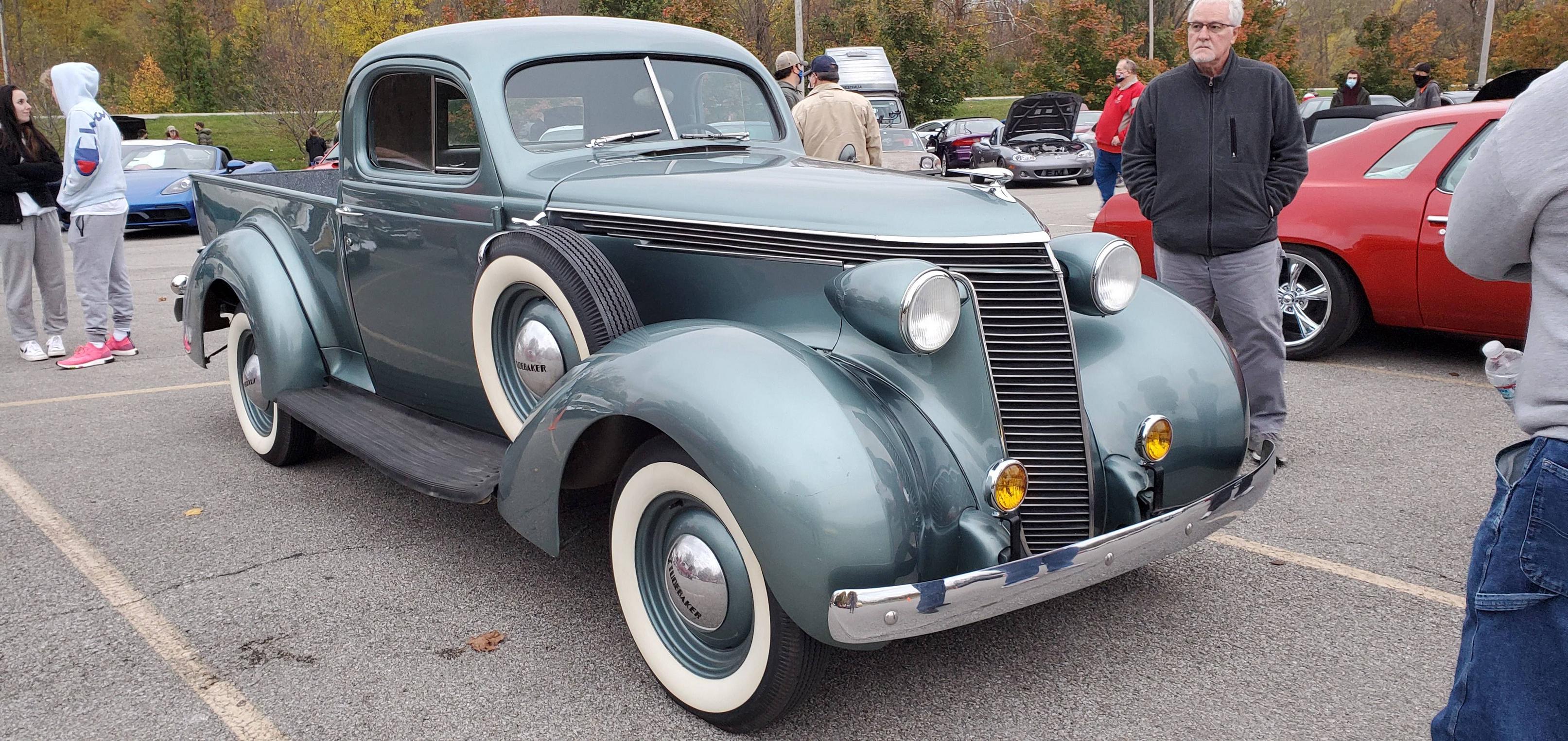 Very pretty Studebaker truck for the 40s/50s. Not sure the exact year/model but it was the ...