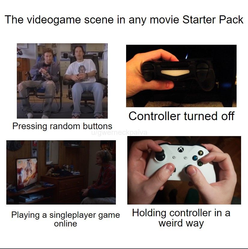 Videogame scene in any movie Starter Pack | Scrolller