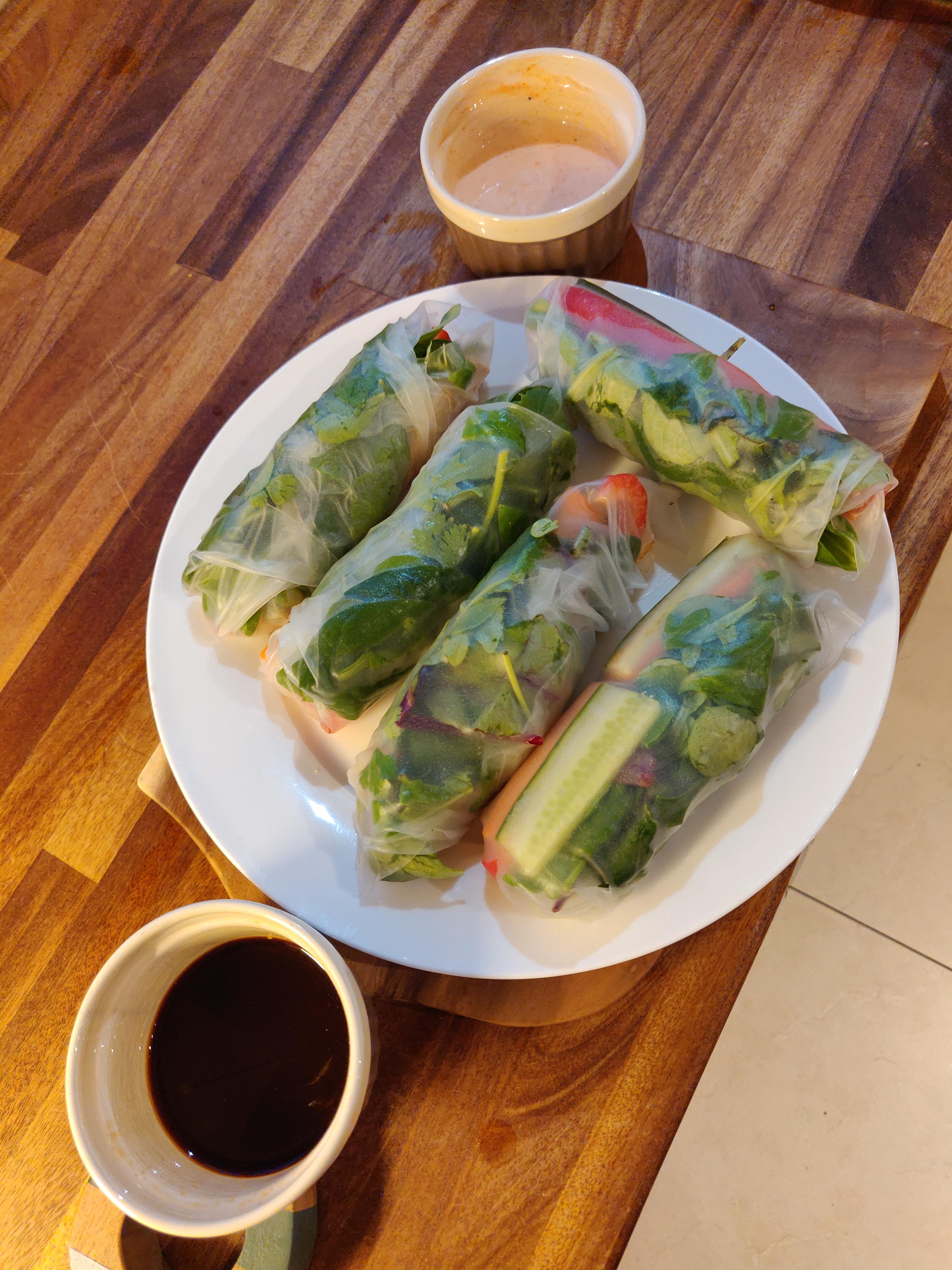 Vietnamese Vegan Spring Rolls | Scrolller