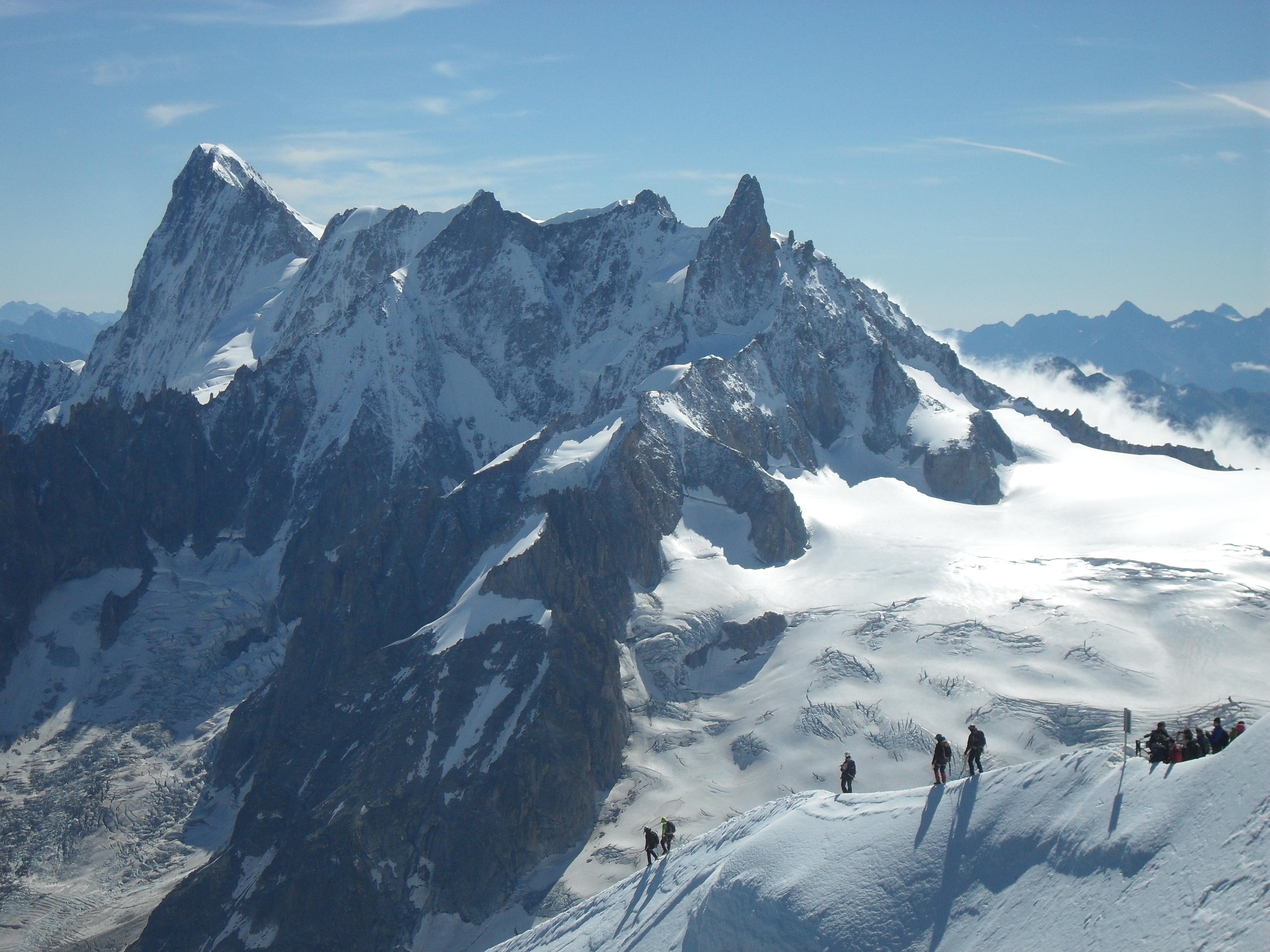 View from the summit of Mt Blanc. | Scrolller