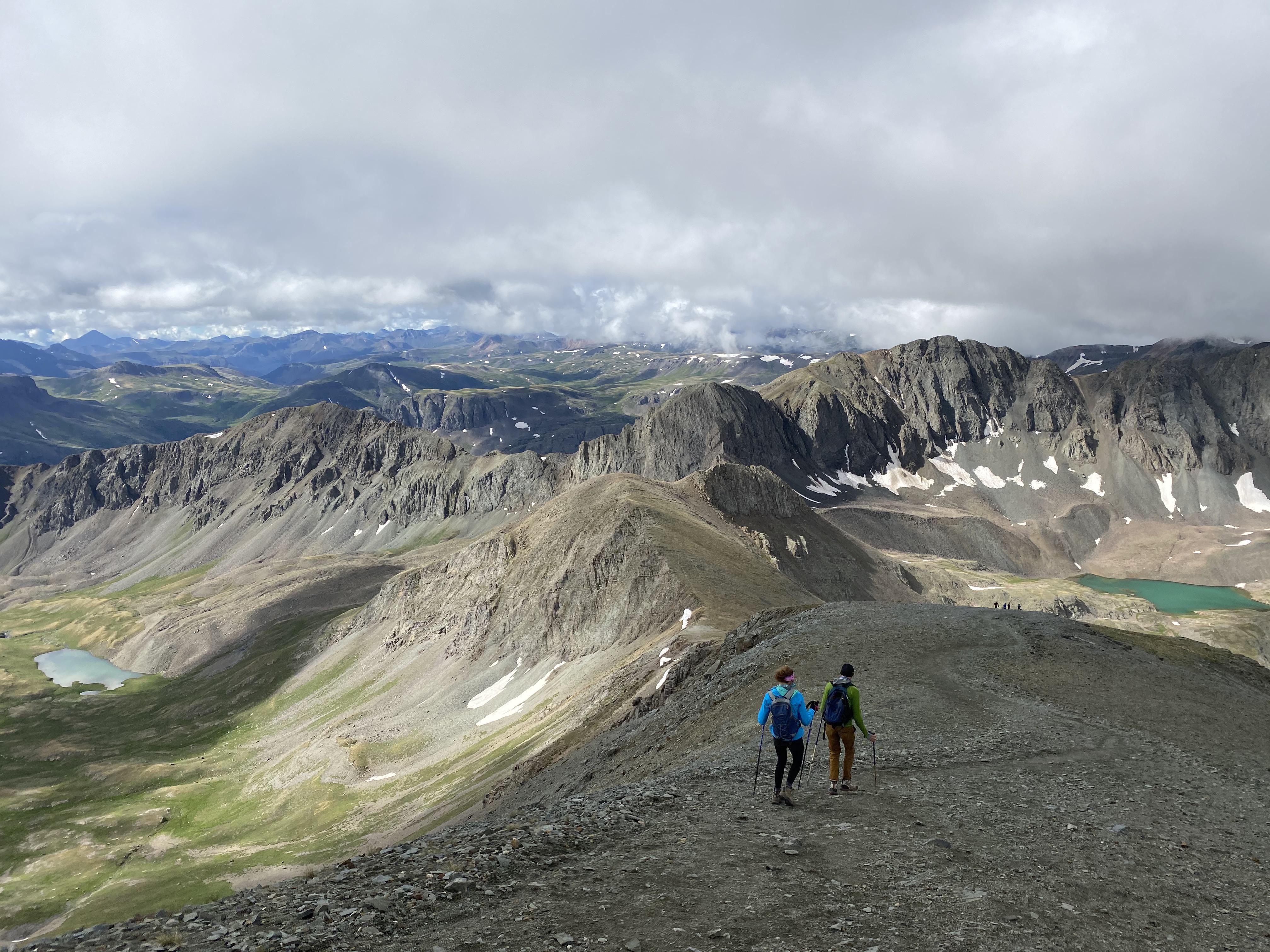 View while descending from Handie’s peak this morning. (Lake city, CO) | Scrolller