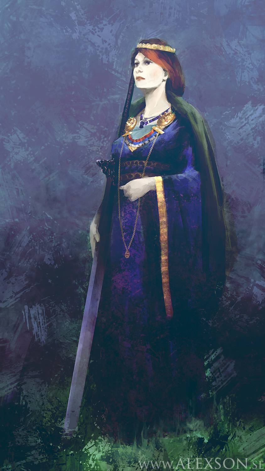 Viking Queen by Alexander Forssberg | Scrolller