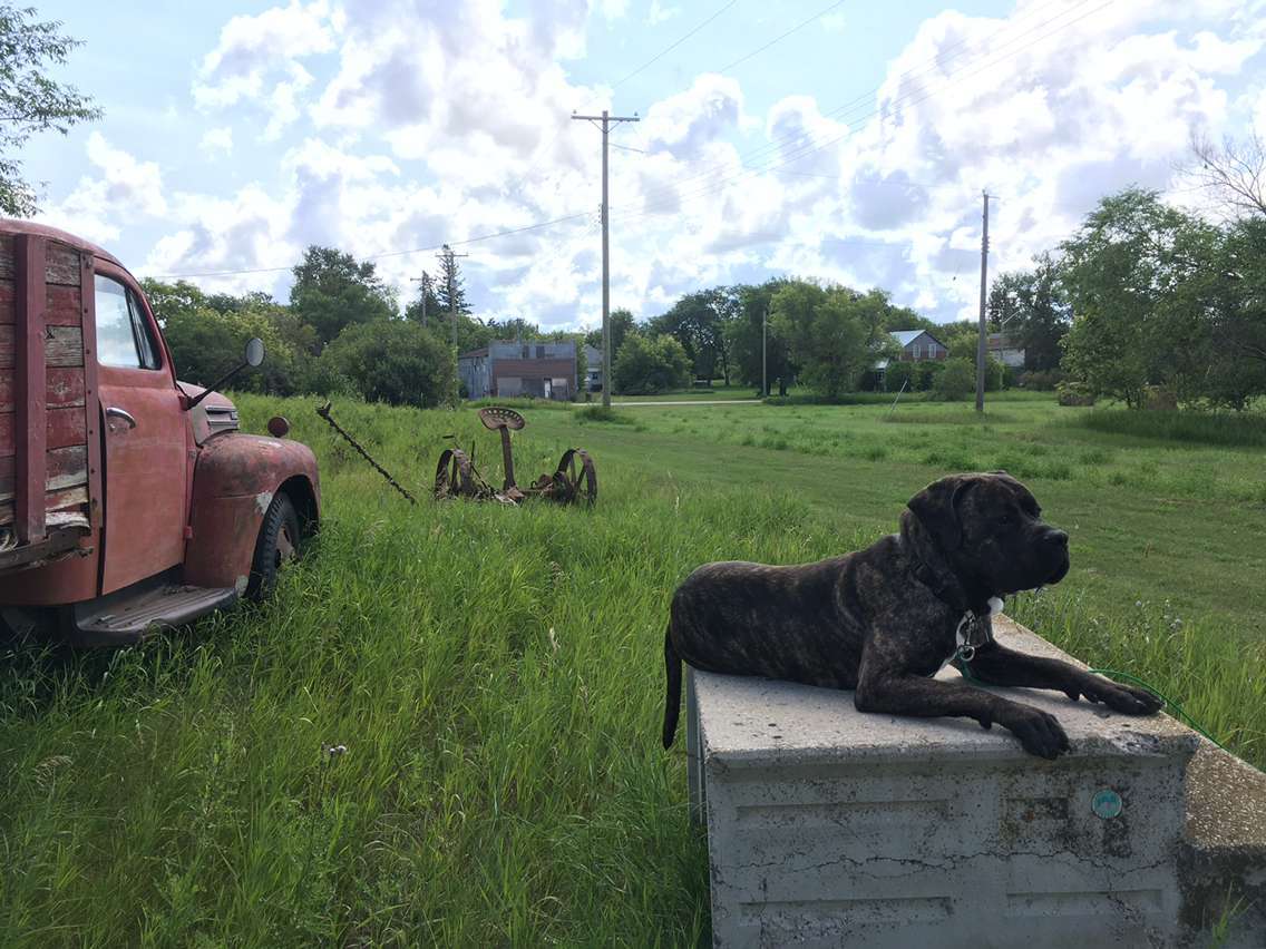 Vincenzo posing in an ols abandoned town | Scrolller