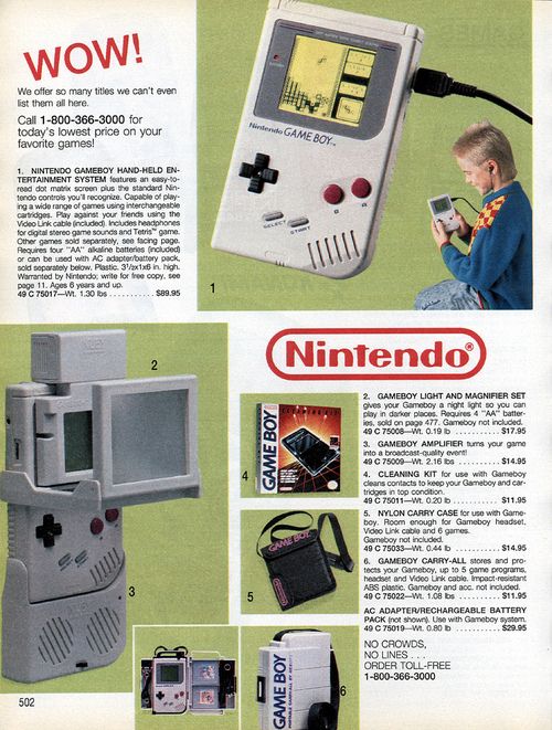 Vintage Nintendo Game Boy Ad [500x661] | Scrolller