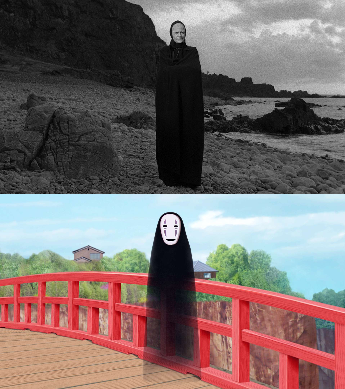 Visual Similarities | The Seventh Seal + Spirited Away | Scrolller