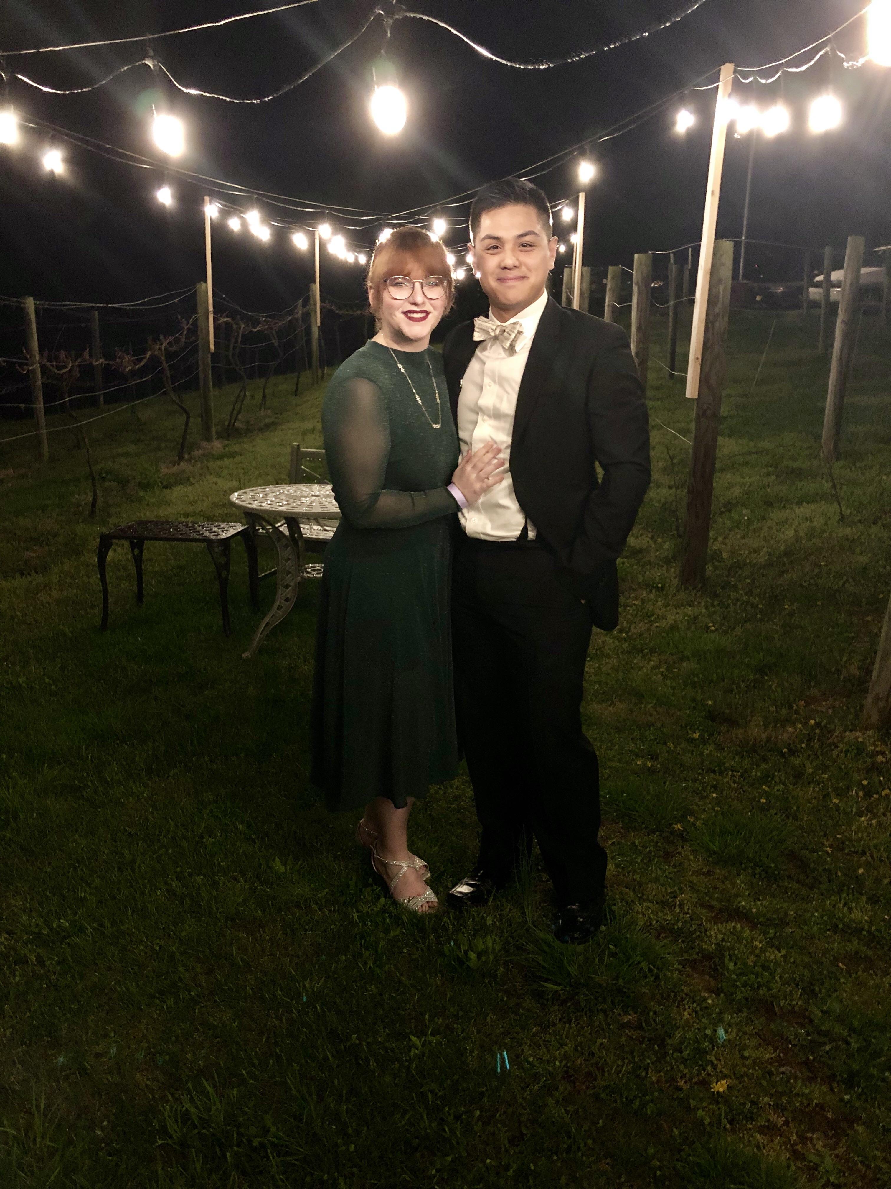 VPI Ball with this handsome guy, it was held at a wine vineyard! | Scrolller