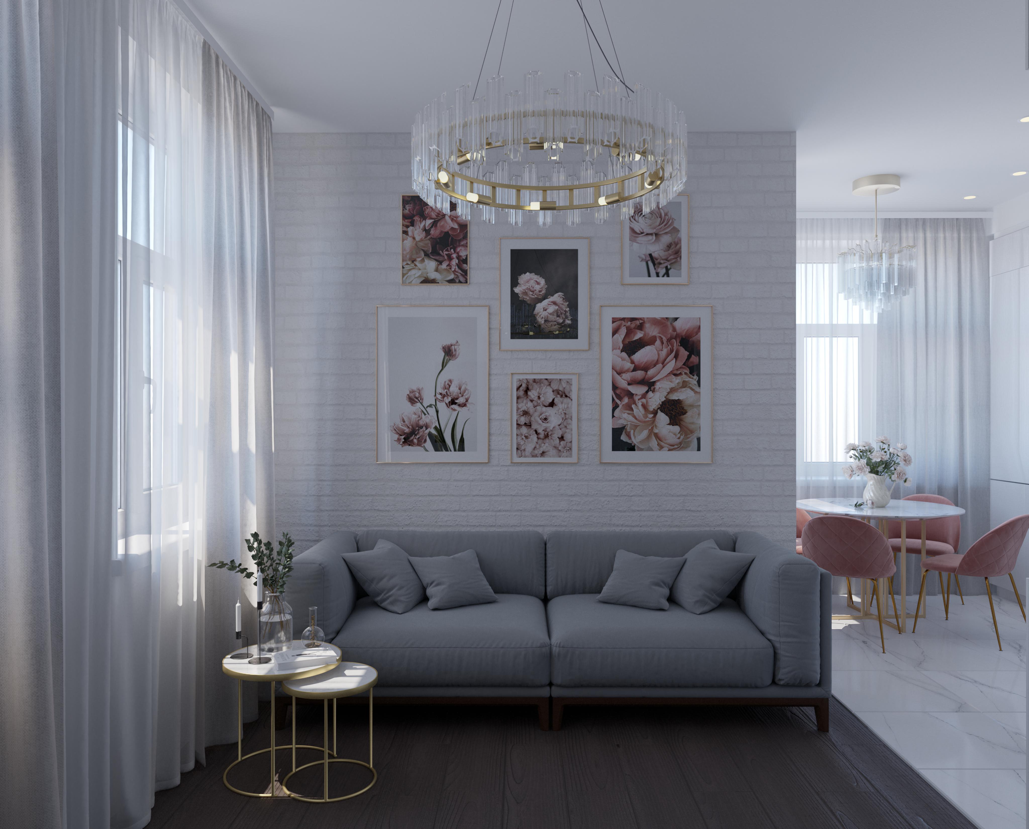 W.I.P. Design project of the apartment | 3DsMax + Corona Render | Scrolller