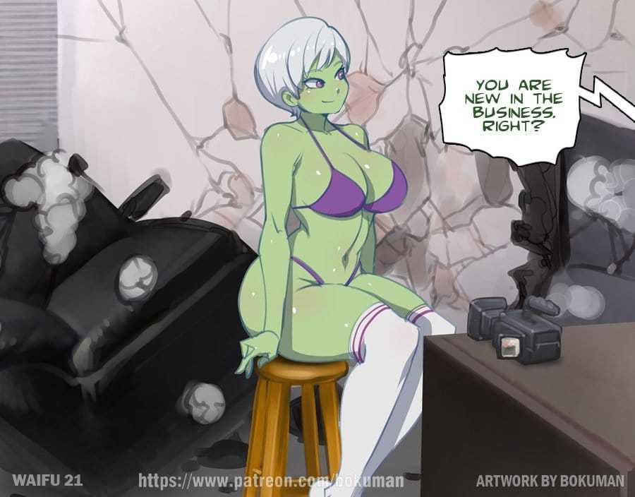 Waifu on Couch #021 - Cheelai (Bokuman) [Dragon Ball] | Scrolller