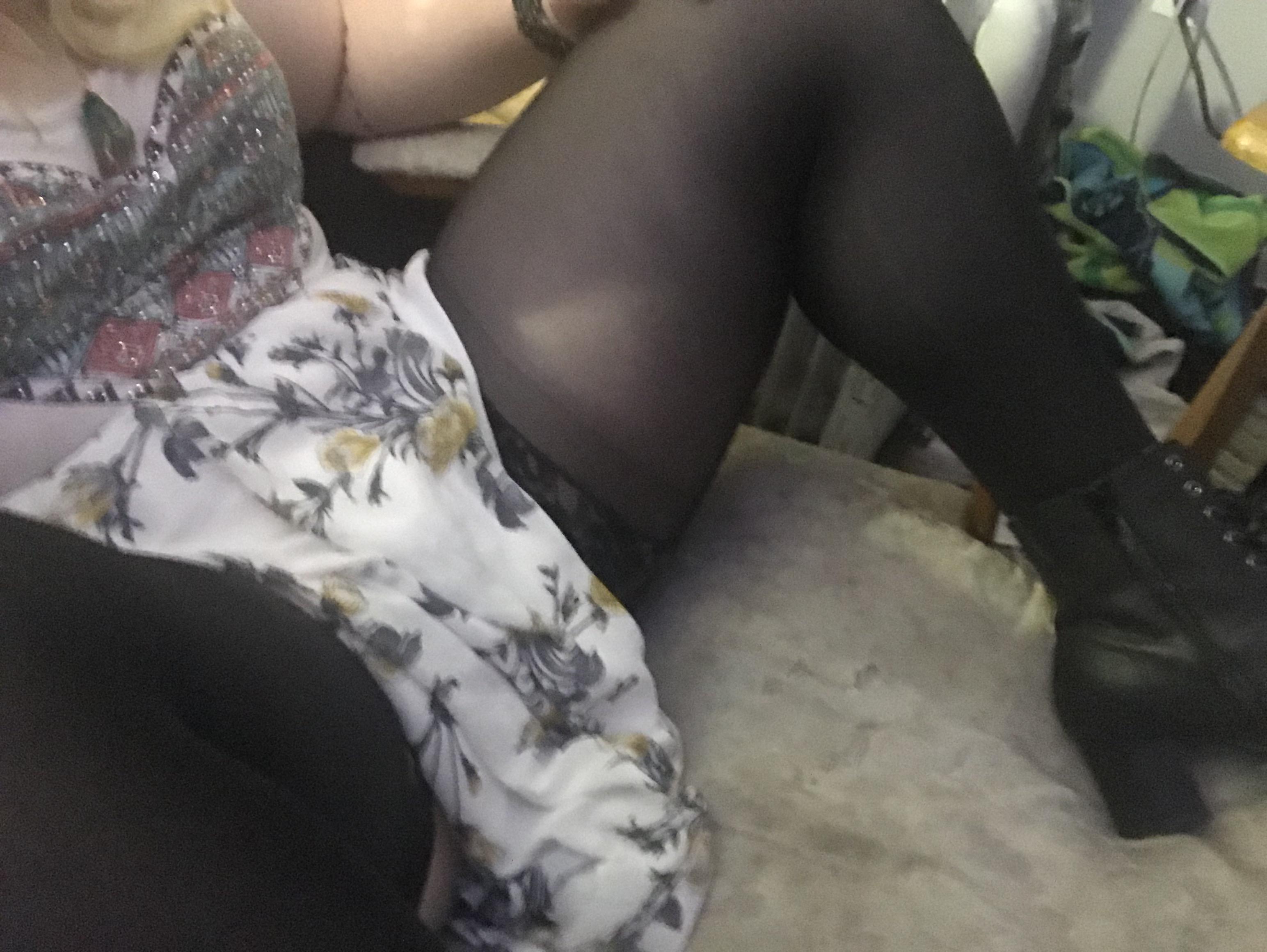 Waiting for my boyfriend to fill me up with cum before I leave for class! Anyone want to help me ...