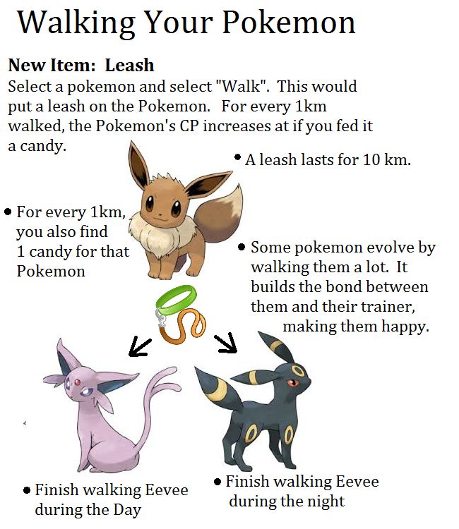 Walking your Pokemon: For Candies, CP, and Evolution | Scrolller