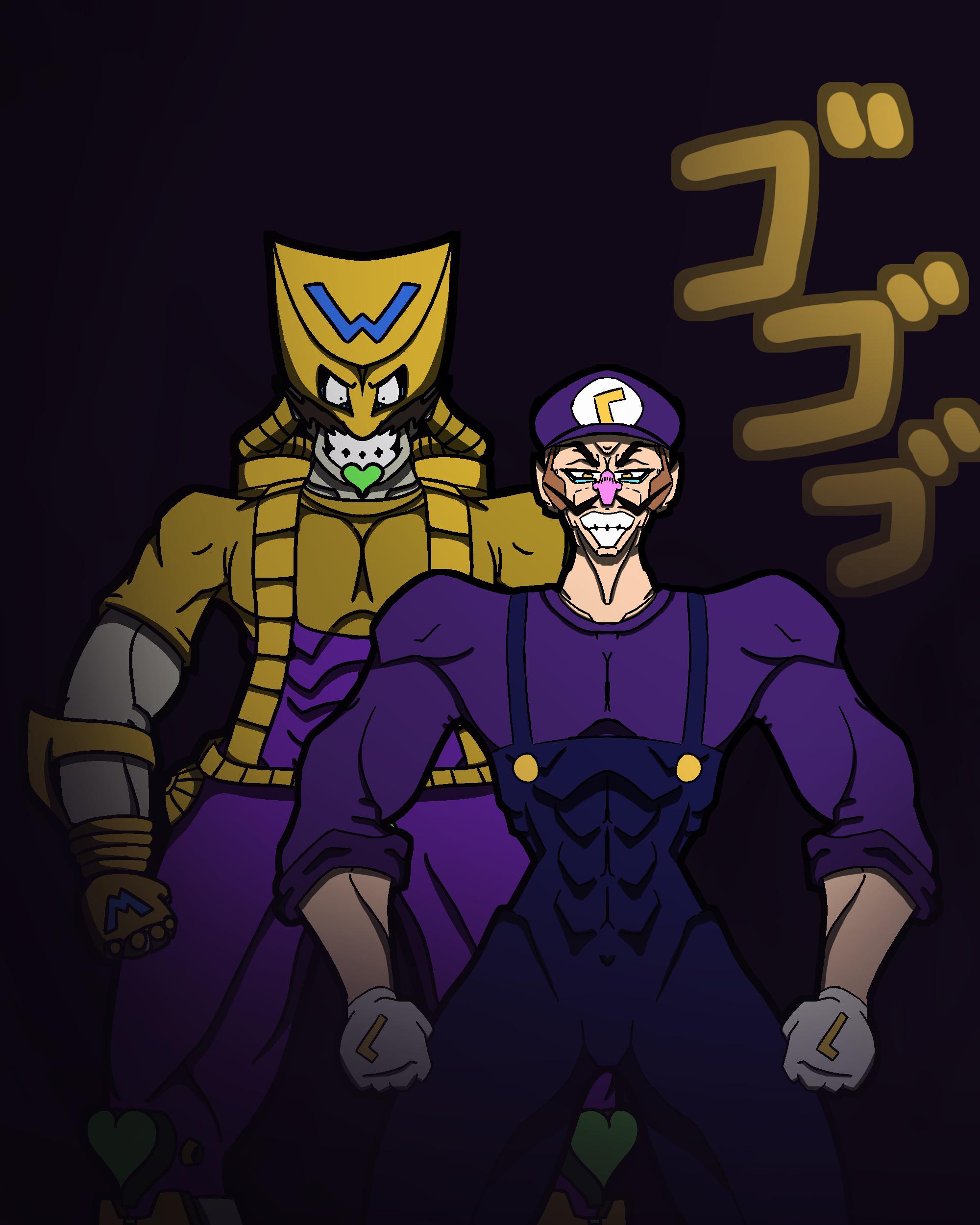 Waluigi has evolved! He now has a stand! His name? Za WARIO! | Scrolller