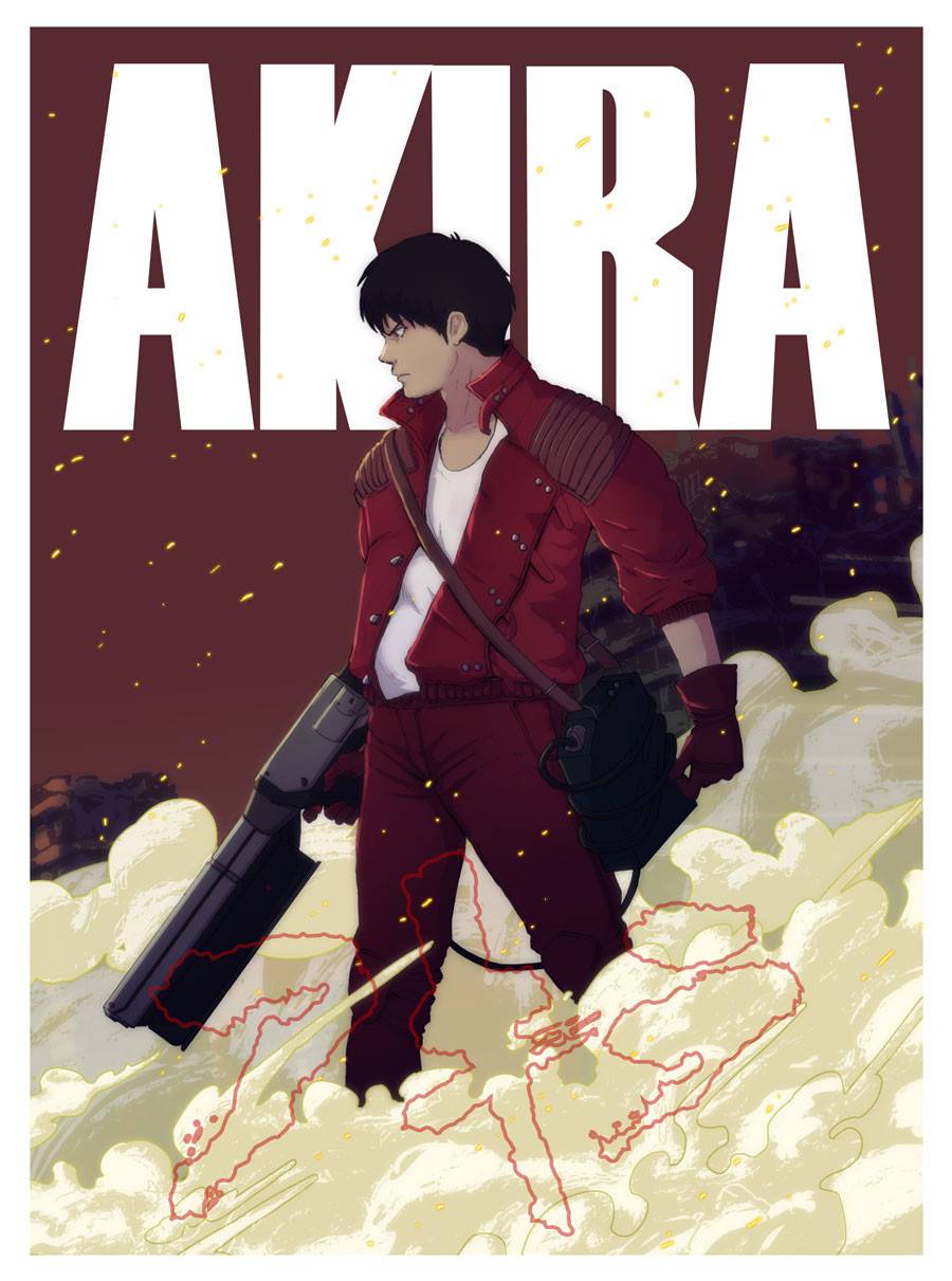 Want to share a Kaneda illustration I made year ago, hope you like it! | Scrolller