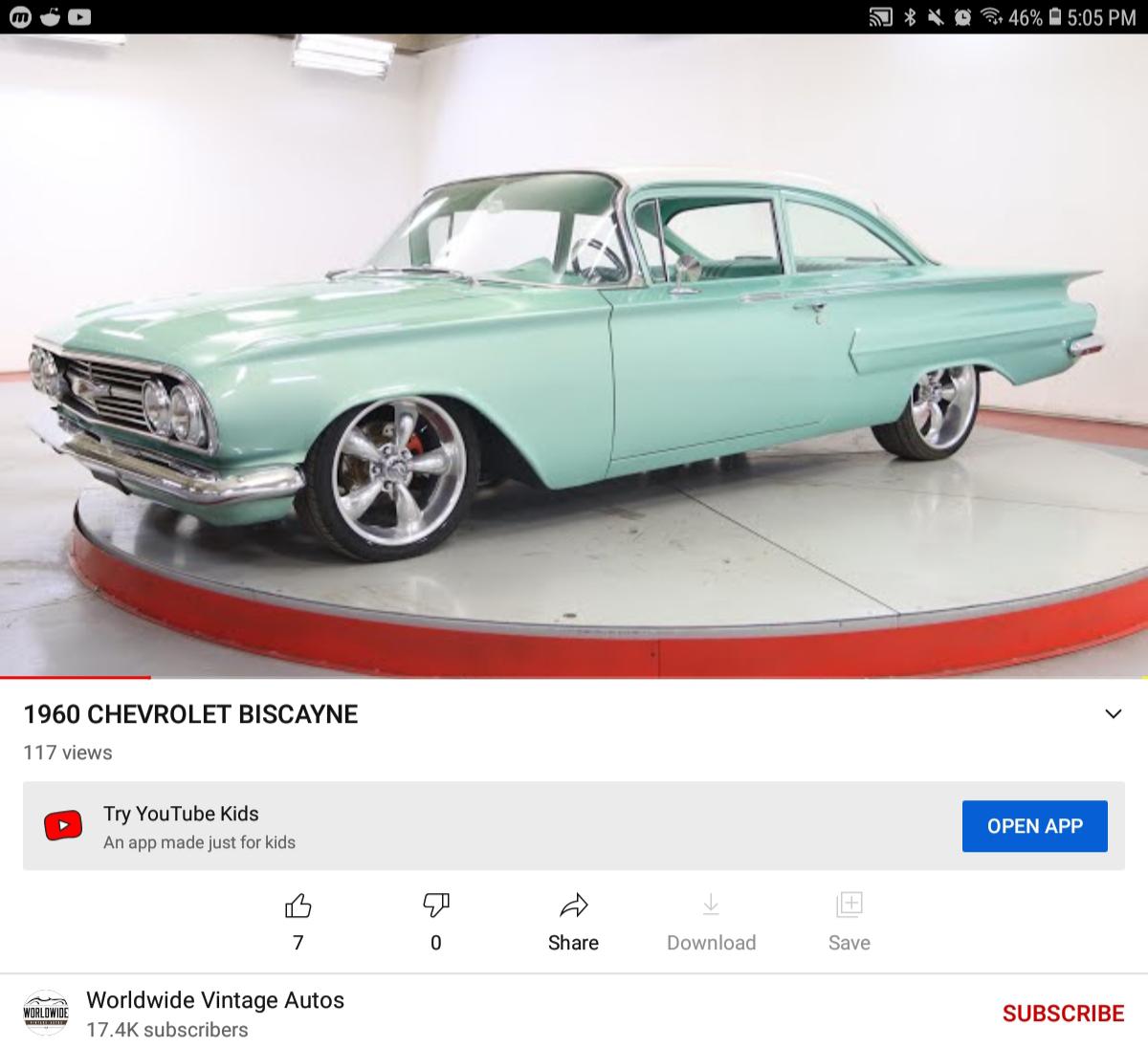Wanted to comment about this badass '60 Chevy Biscayne, but I can't because it's 'made for kids ...