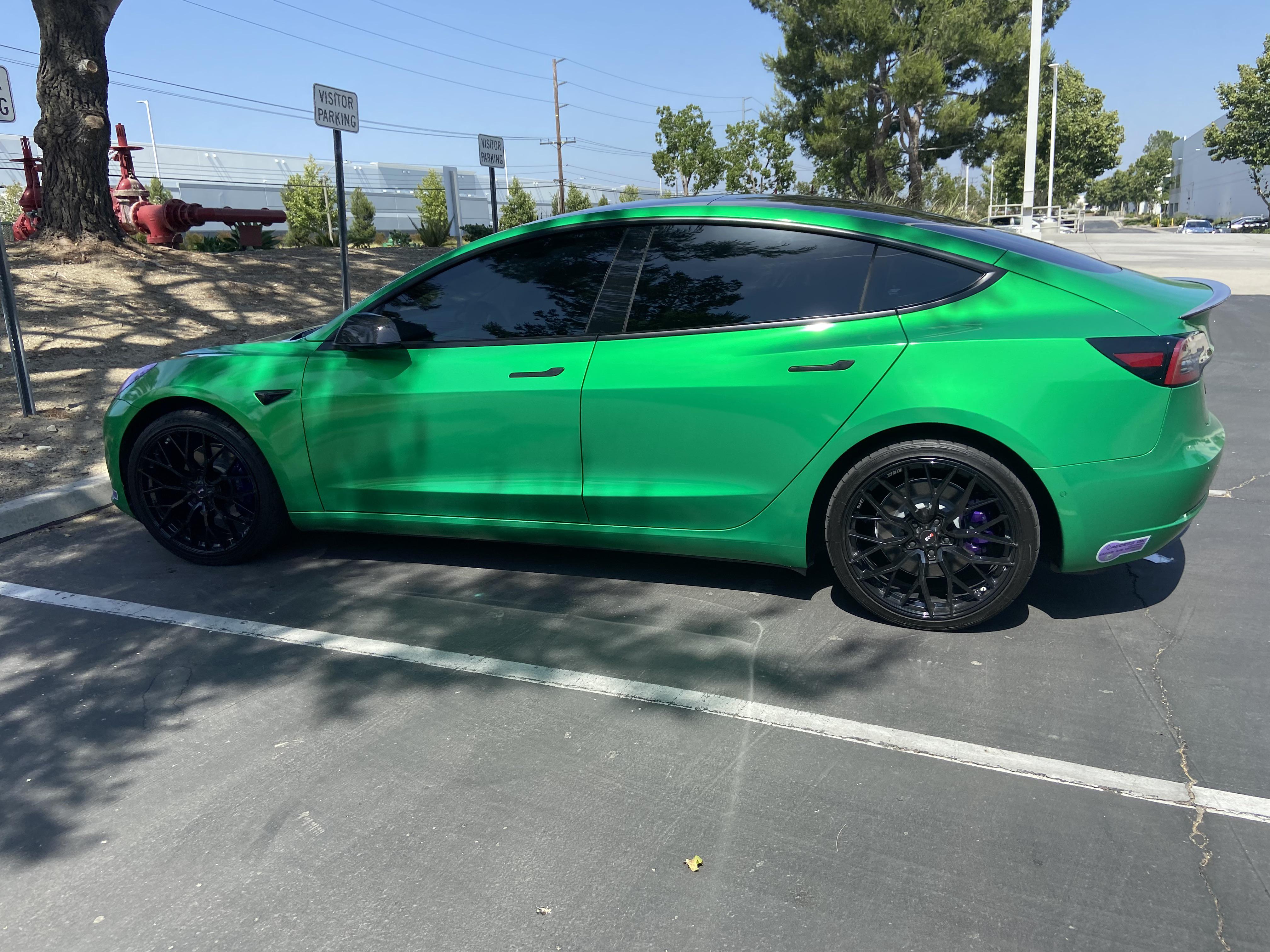 Wanted to share a picture of my wrap on my model 3 | Scrolller