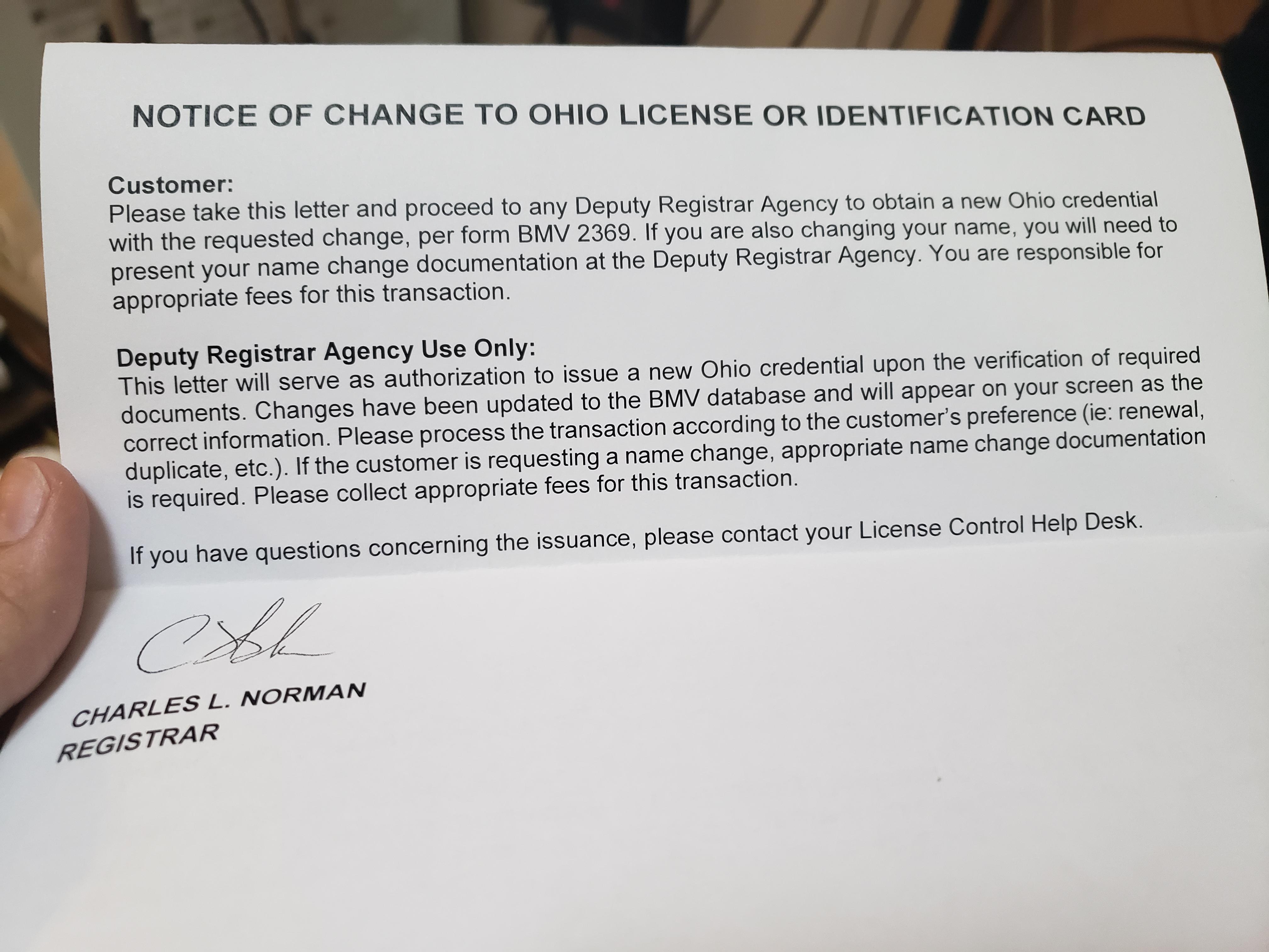 Wanted to share my gender marker change excitement. | Scrolller