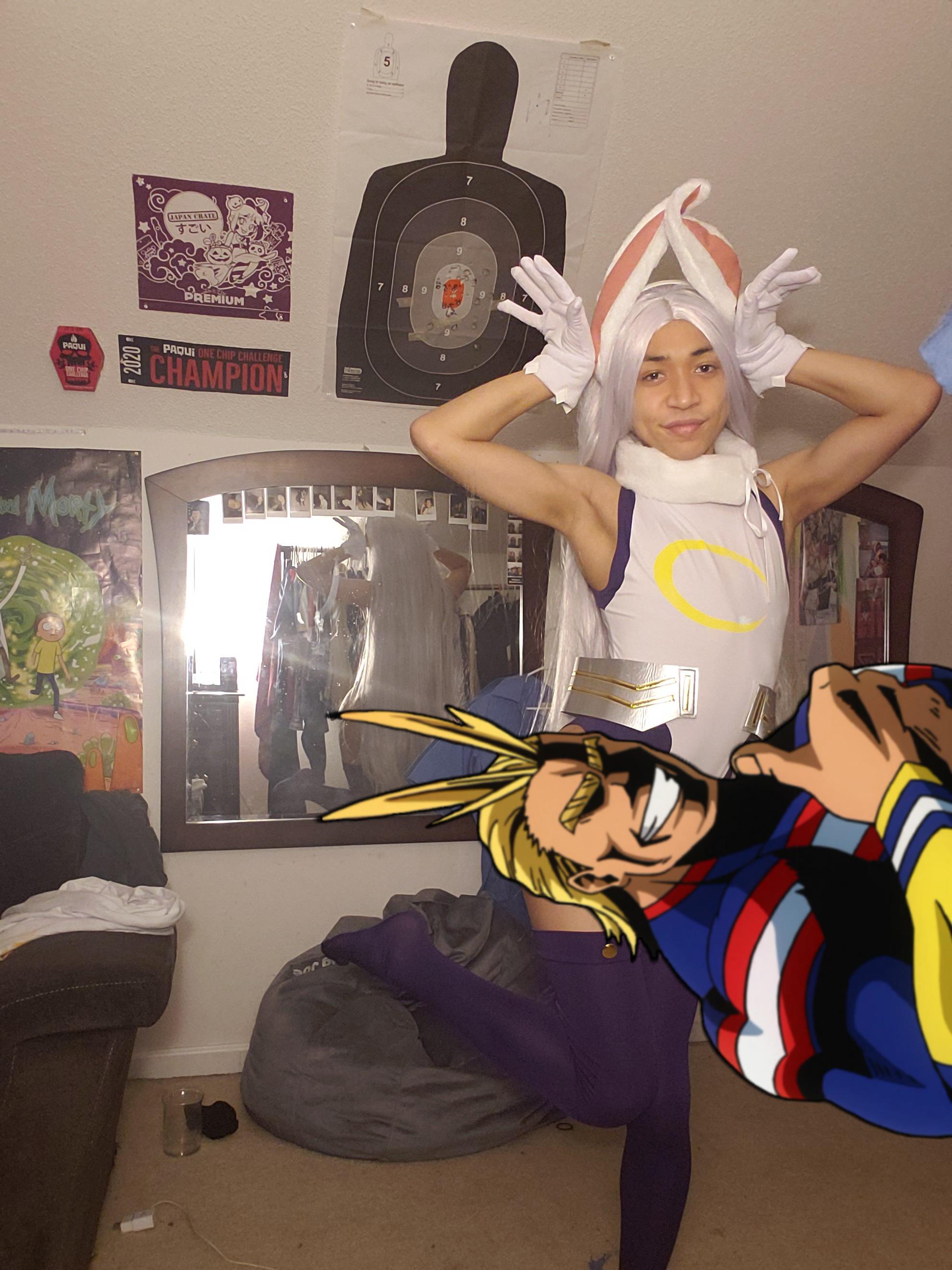 Wanted to show this cosplay, thanks all might for the protection! | Scrolller