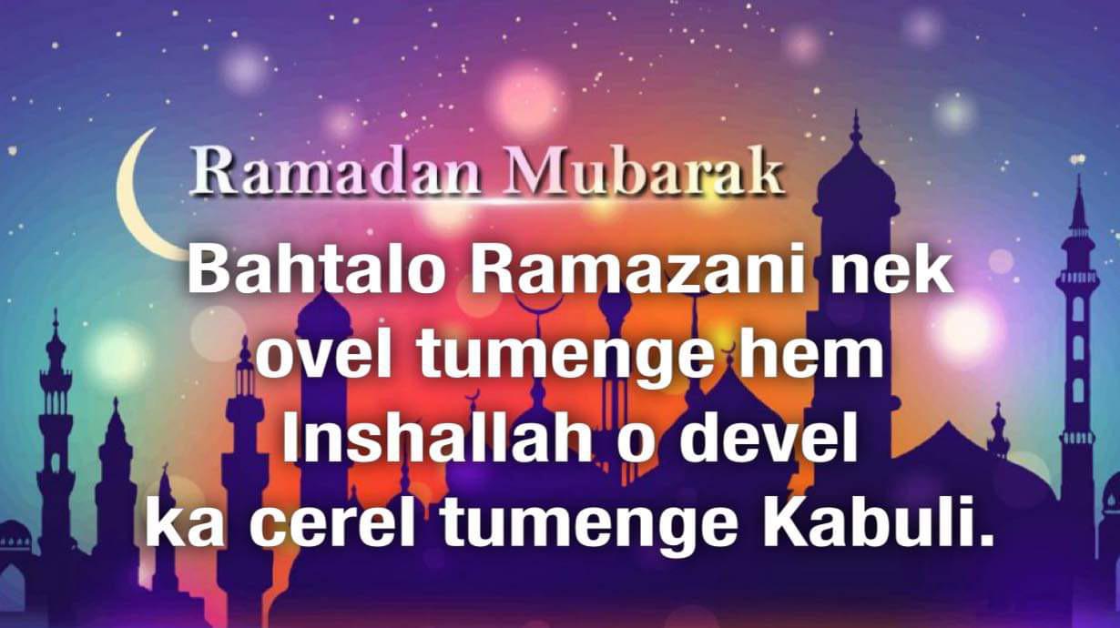 Wanted to wish my Romani Muslim community a happy and peaceful Ramadan. | Scrolller