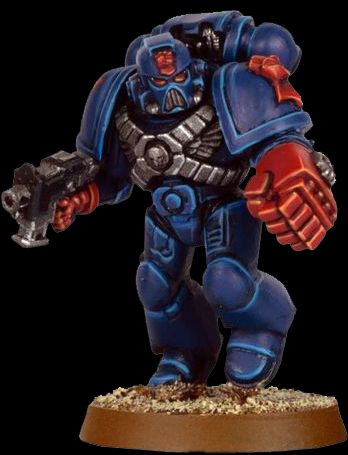 Warhammer 40k Crimson Fists Space Marine | Scrolller