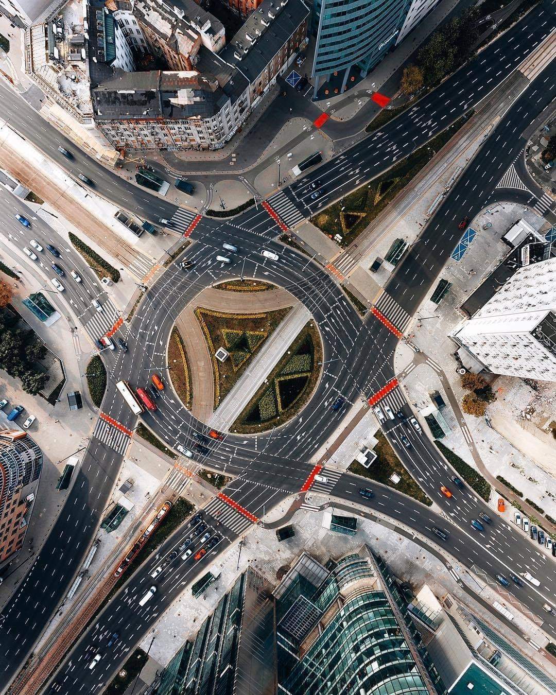 Warsaw from above. | Scrolller