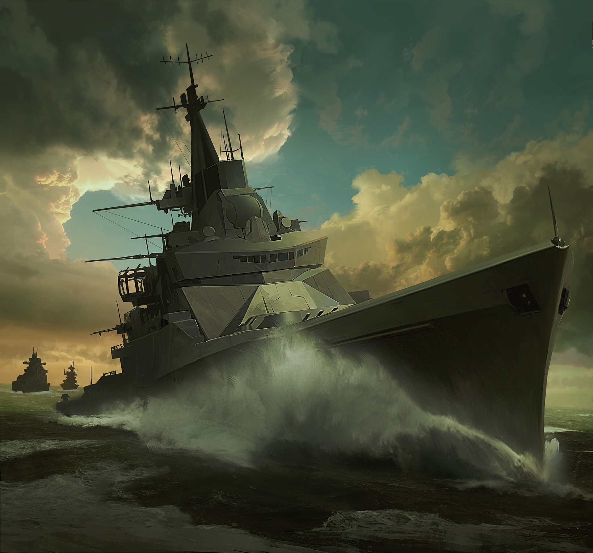 Warship by Christian Bravery | Scrolller