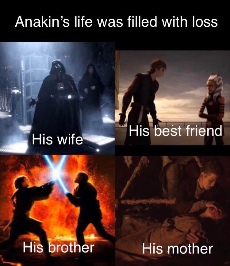 Was Anakin’s life the definition of loss? | Scrolller