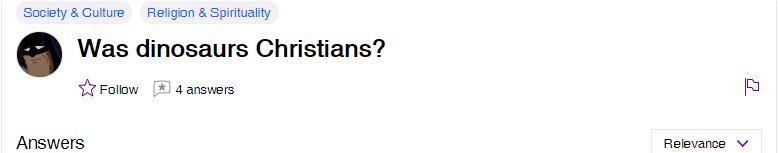 Was dinosaurs Christians? | Scrolller