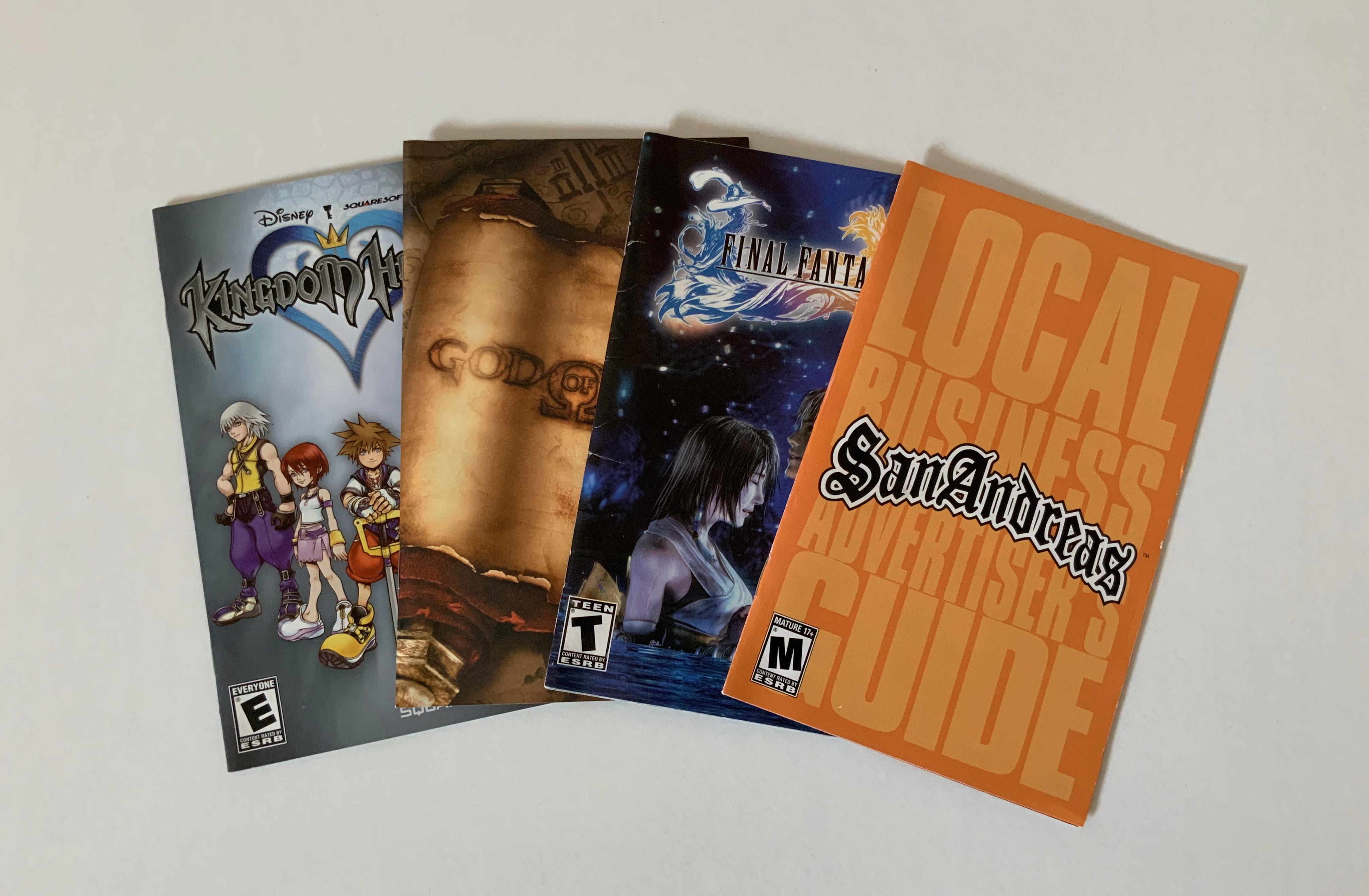 Was PS2 the peak for instruction manuals? | Scrolller