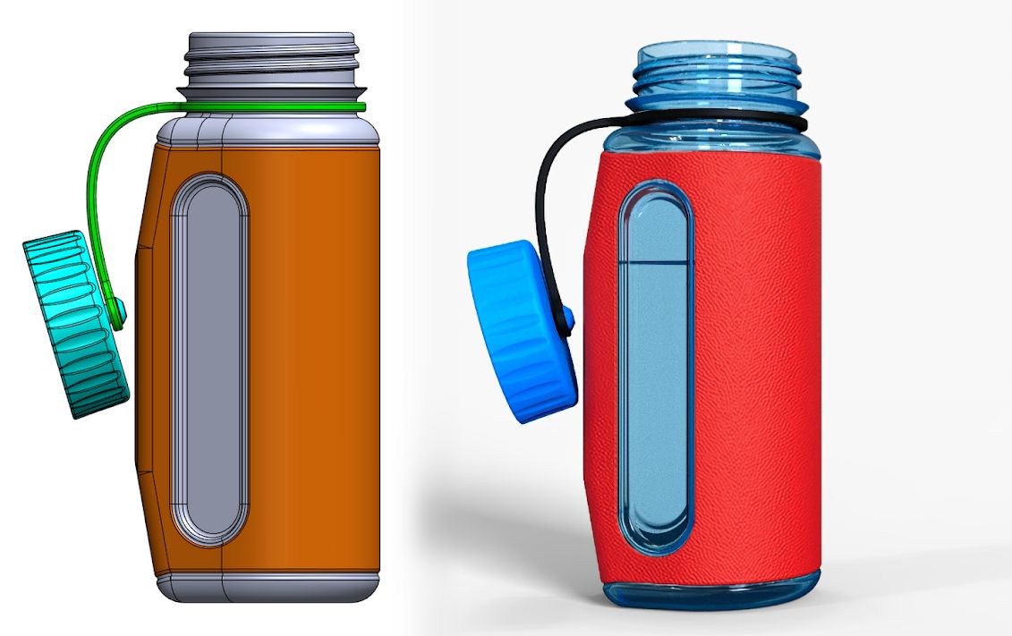 Water Bottle Modeling / Rendering Challenge | Scrolller
