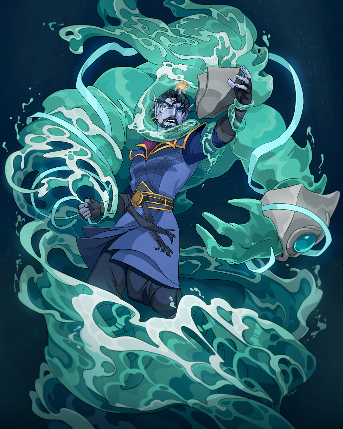 Water Mage by Emily Suh | Scrolller