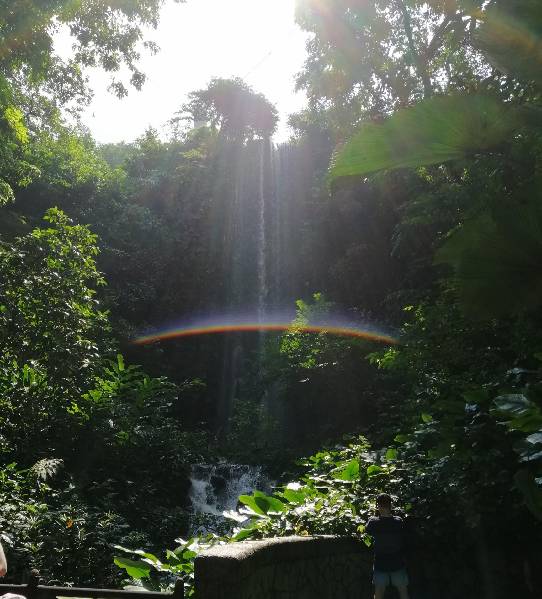 Waterfall and rainbow | Scrolller