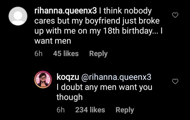 Way to answer an Instagram bot. | Scrolller