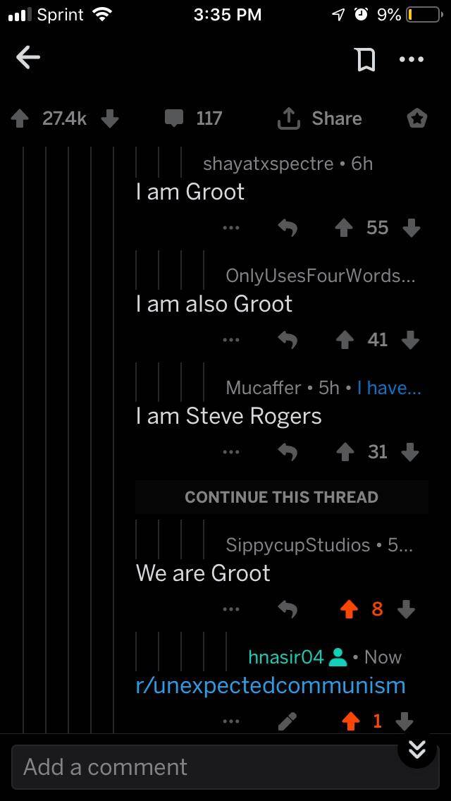 We are groot | Scrolller