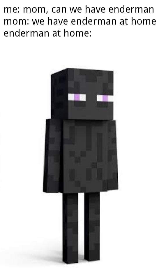 We have enderman at home | Scrolller