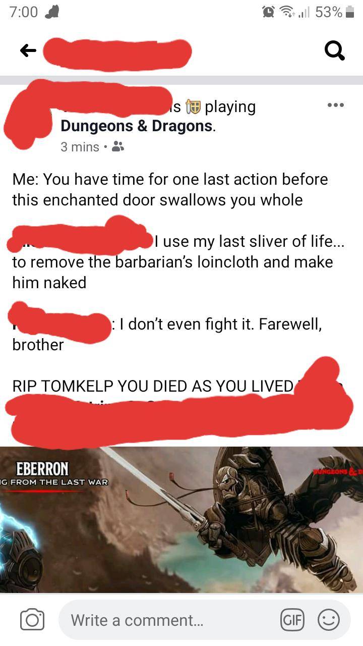 We lost our drow today. And how! | Scrolller