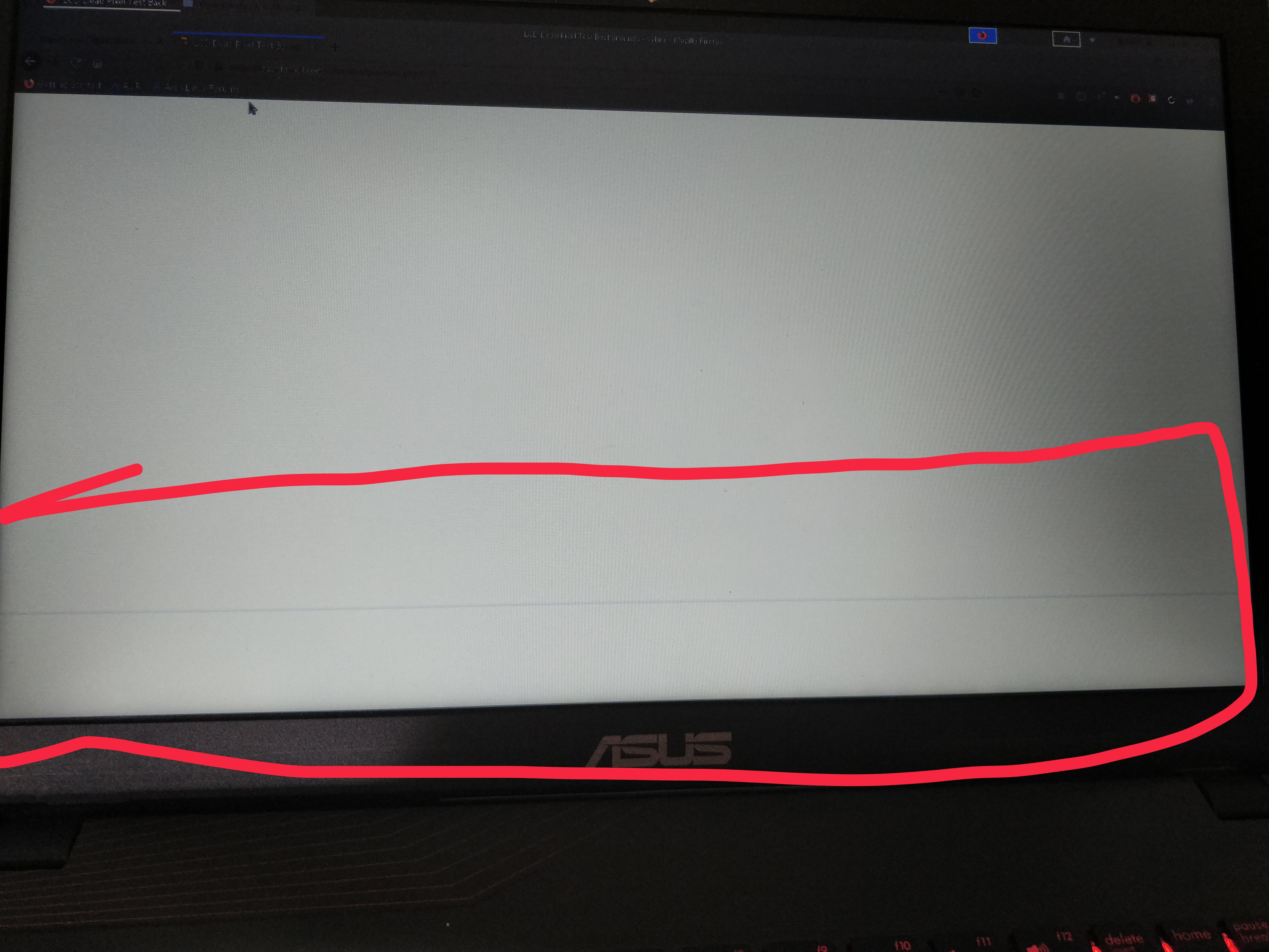 Weird line on display | Scrolller