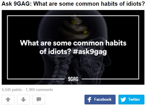 What about using 9gag? | Scrolller