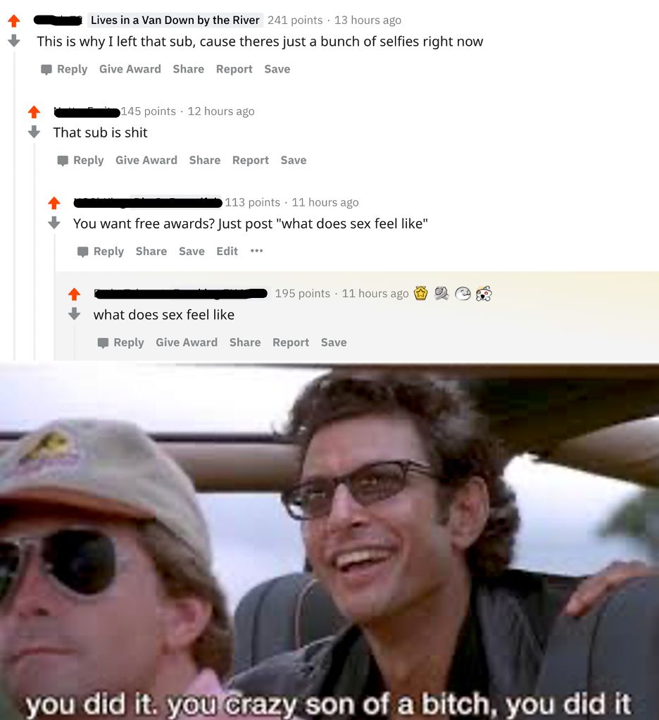 What does it feel like tho | Scrolller